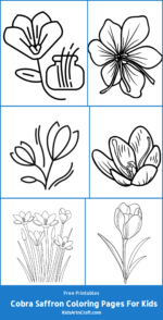 Cobra Saffron Coloring Pages For Kids – Free Printables - Kids Art & Craft