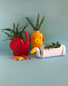 Cute Animal Planters with Plastic Bottle - Kids Art & Craft