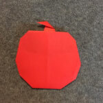 How To Make An Origami Apple With Kids - Kids Art & Craft