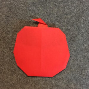 How To Make An Origami Apple With Kids - Kids Art & Craft
