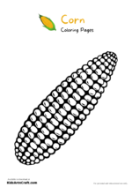 Corn Coloring Pages For Kids – Free Printables - Kids Art & Craft
