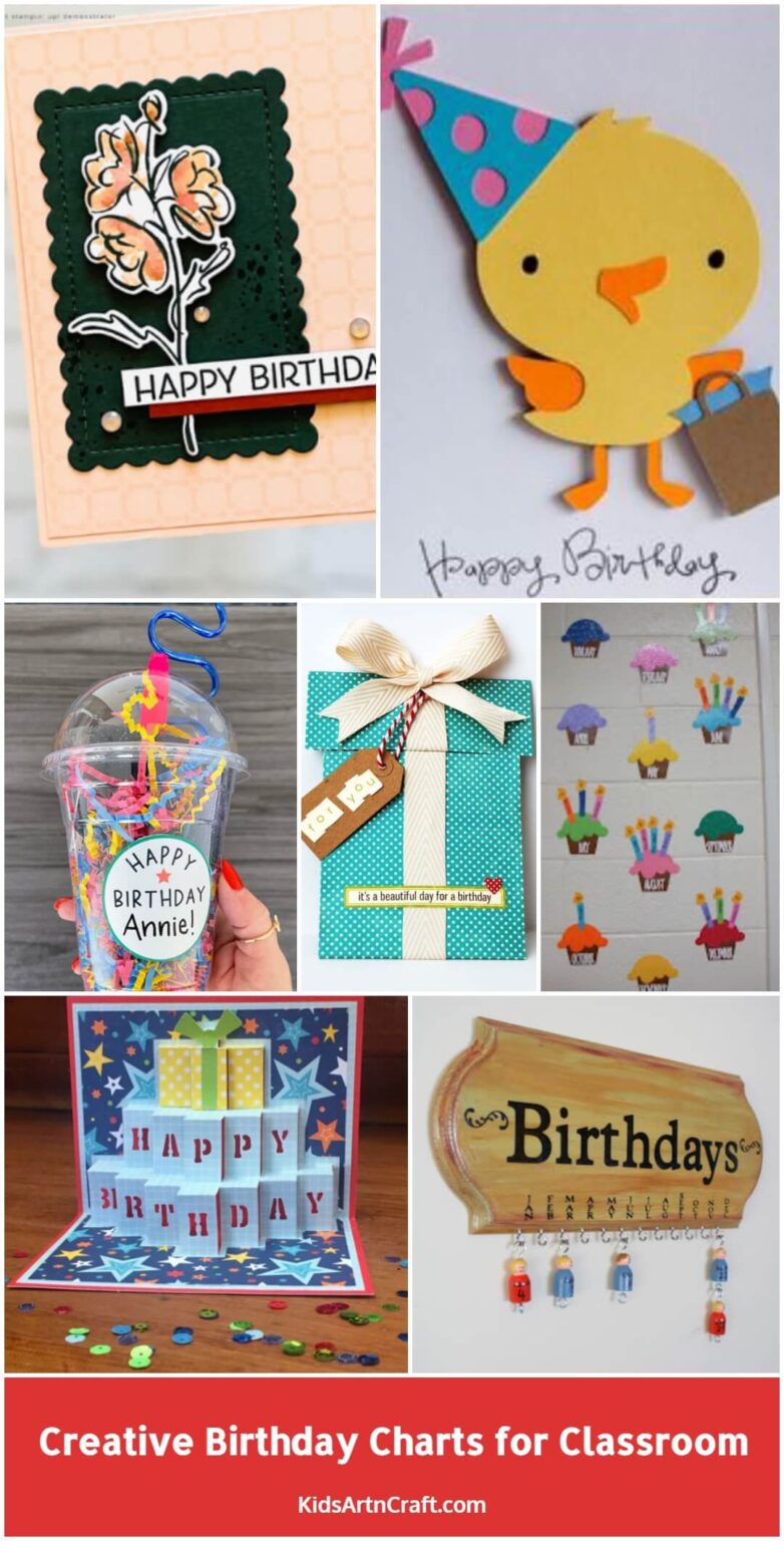Creative Birthday Charts for Classroom - Kids Art & Craft