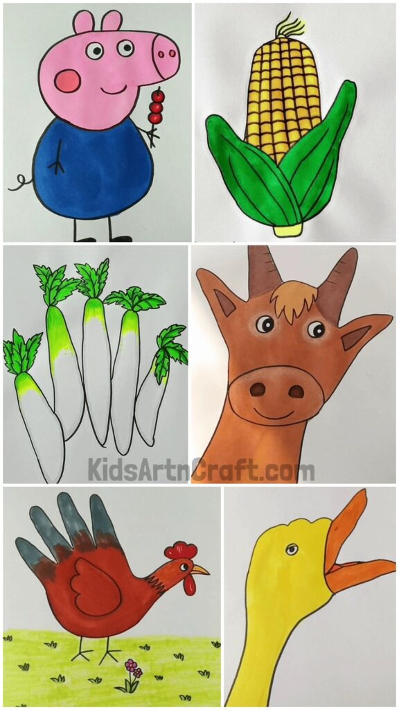 Easy And Creative Drawing Ideas For Your Kids - Kids Art & Craft
