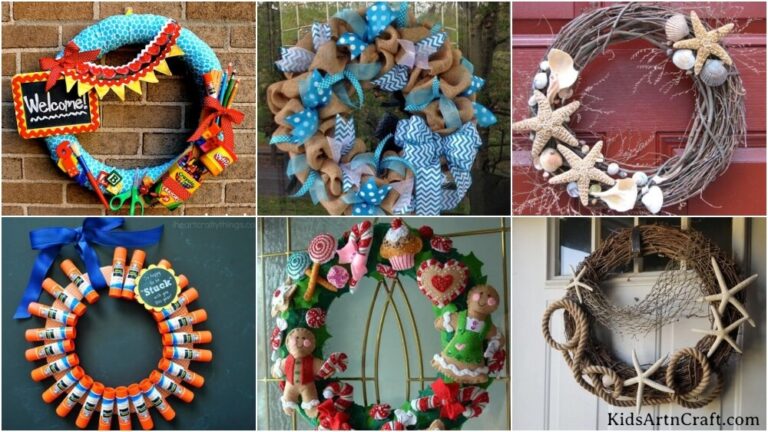 Creative Wreath Ideas For Class Decor - Kids Art & Craft