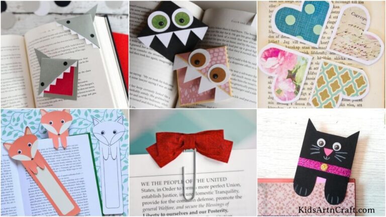 DIY Bookmark Craft Ideas - Kids Art & Craft