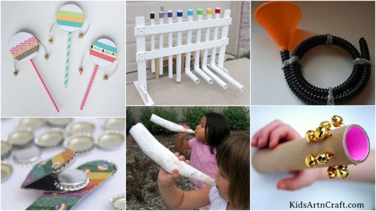 DIY Musical Instruments for Kids - Kids Art & Craft