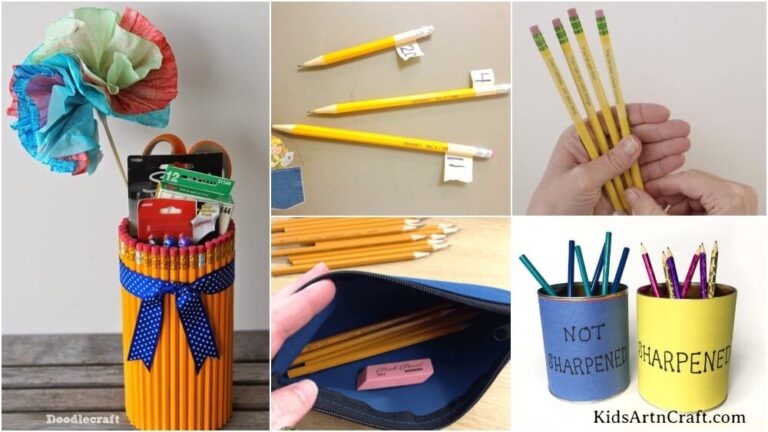 DIY Personalized Pencils for Kids - Kids Art & Craft