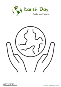 International Earth Day Coloring Pages For Kids – Free Printables ...