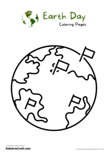 International Earth Day Coloring Pages For Kids – Free Printables ...