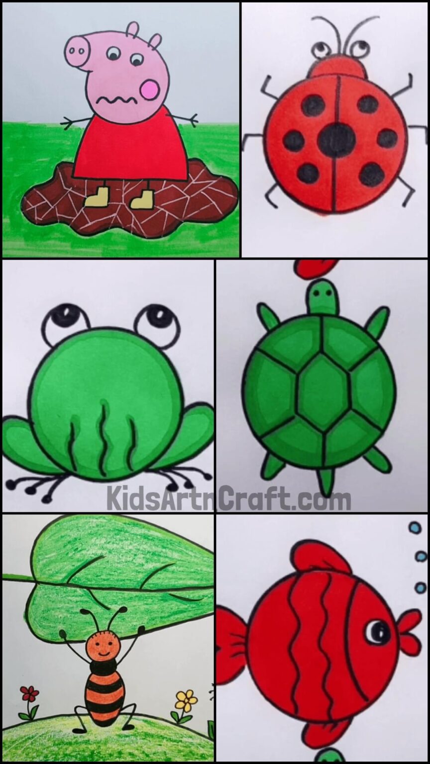 Easy & Creative Drawing For Kids - Kids Art & Craft
