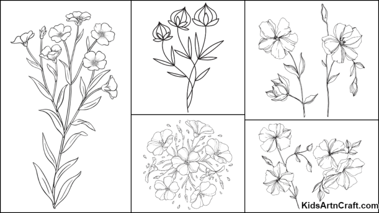 Flax Coloring Pages For Kids – Free Printables - Kids Art & Craft