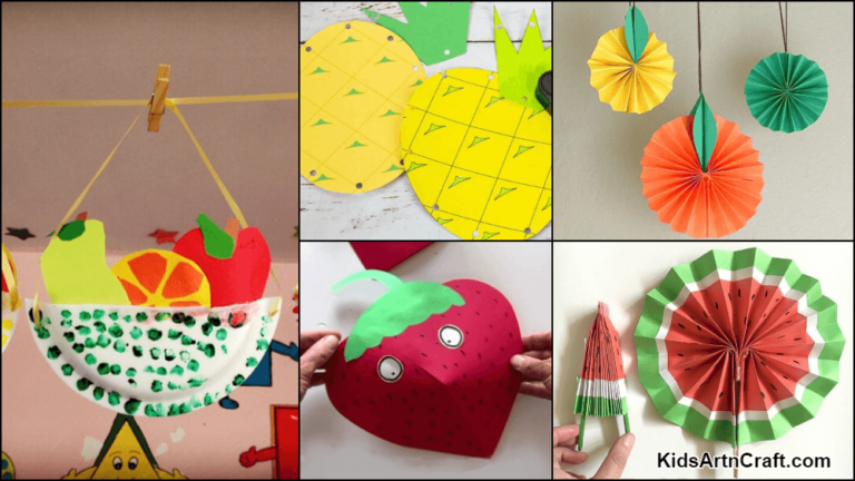 Fruits Crafts & Activities for Kids - Kids Art & Craft