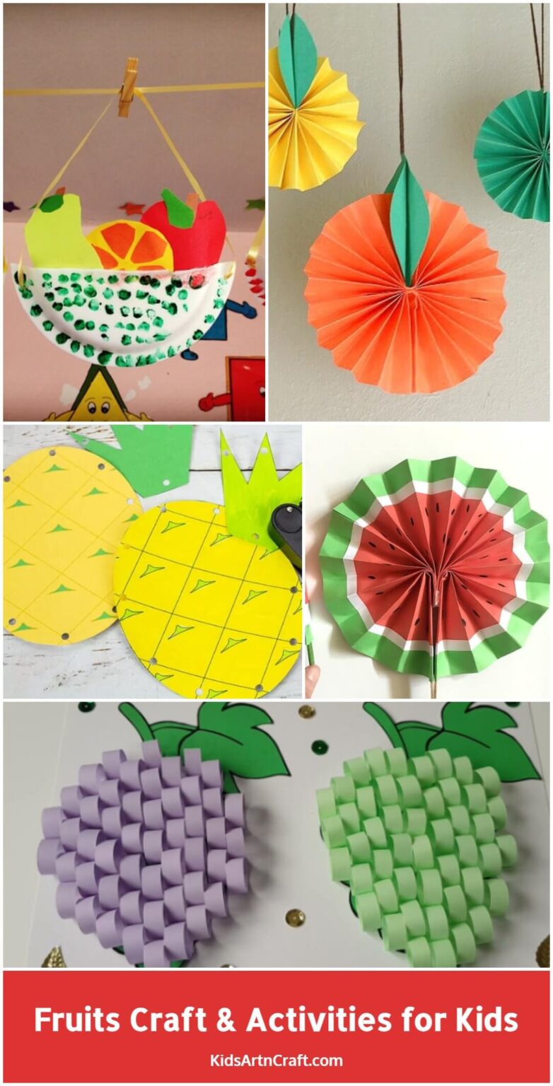 Fruits Crafts & Activities for Kids - Kids Art & Craft