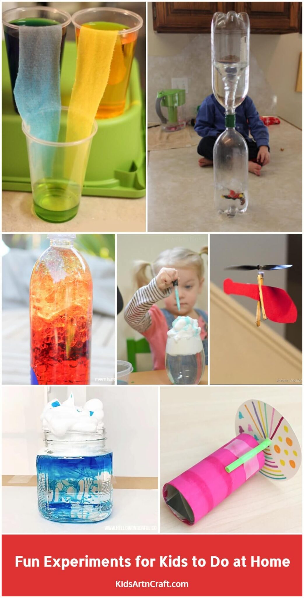 Fun Experiments for Kids to Do at Home - Kids Art & Craft