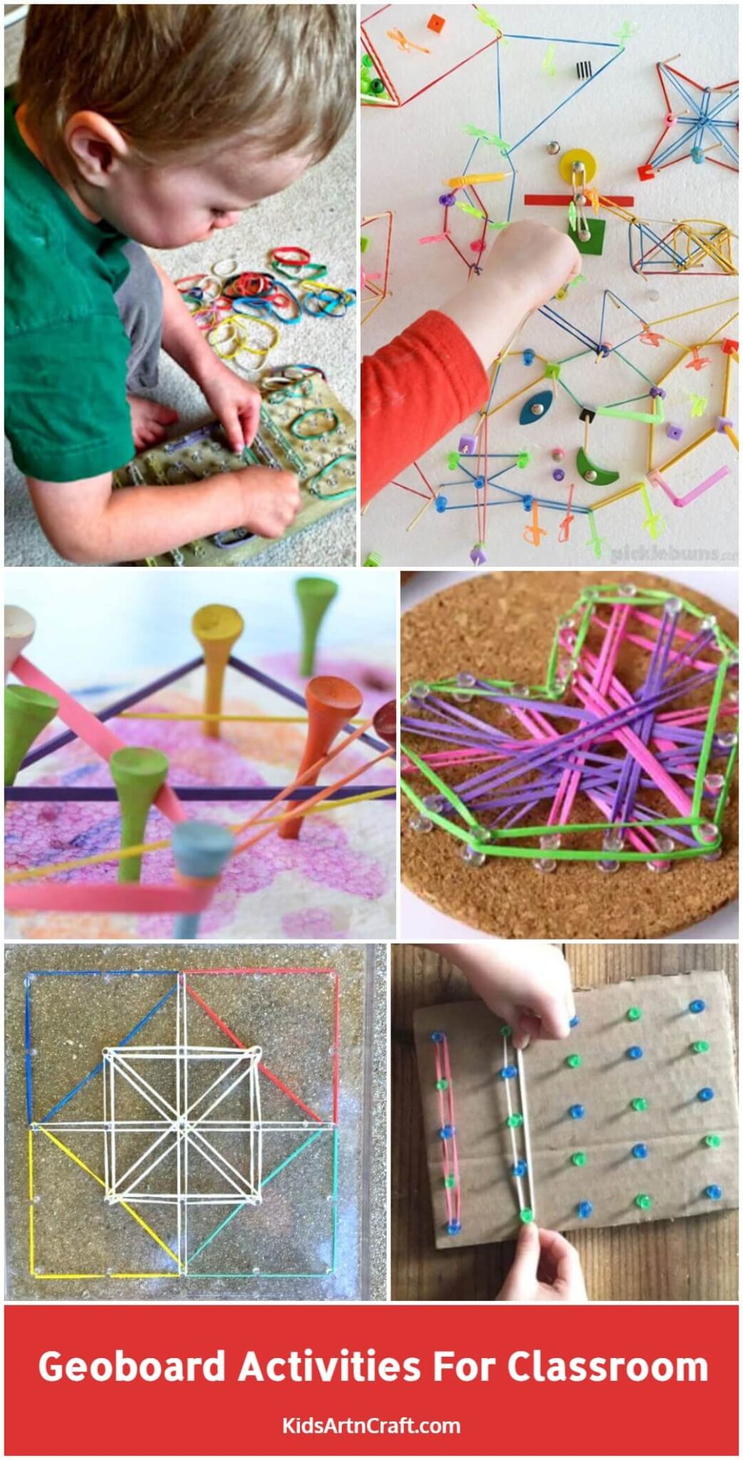 Geoboard Activities for Classroom - Kids Art & Craft