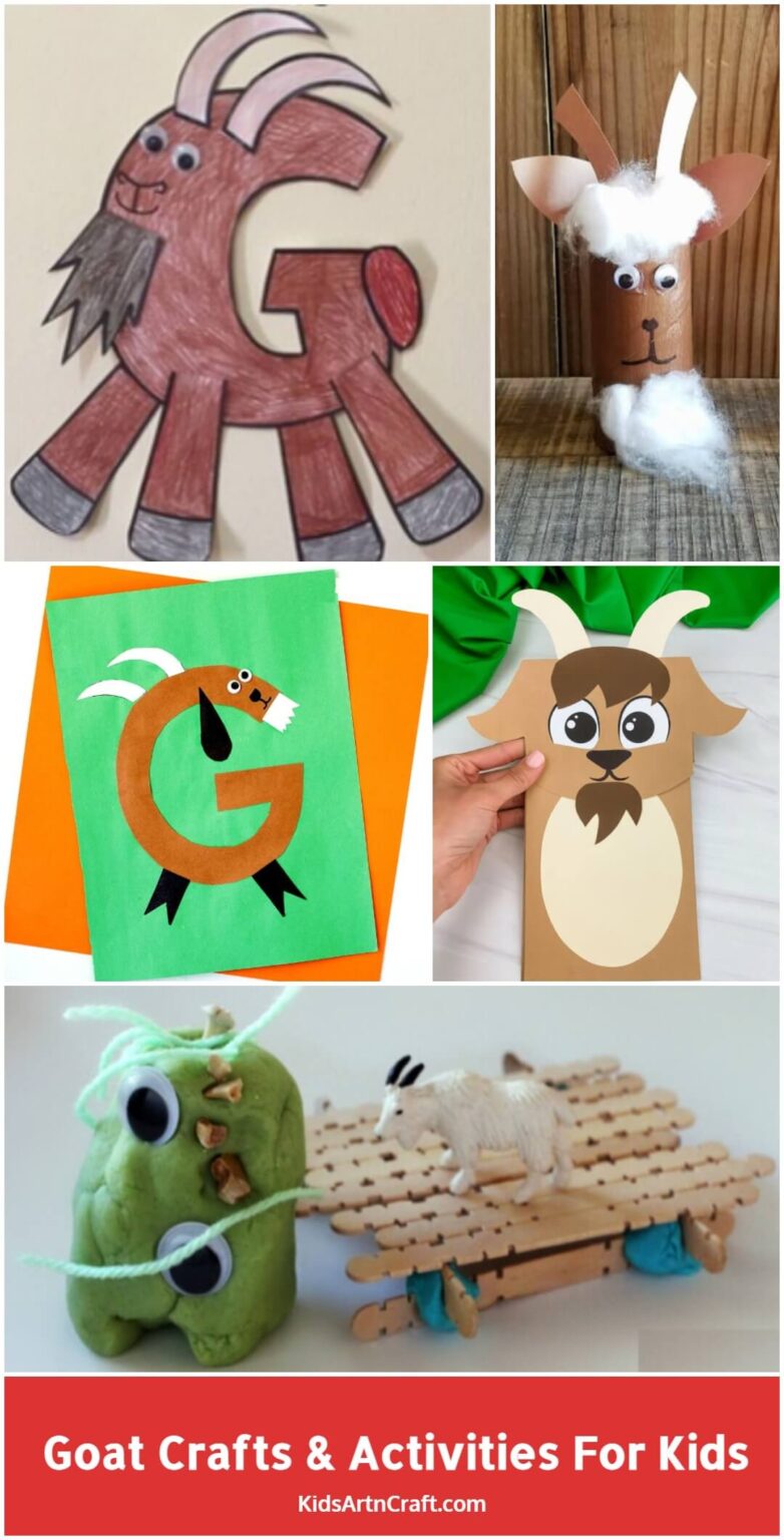 Goat Crafts & Activities for Kids - Kids Art & Craft