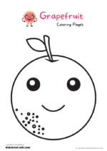 Grapefruit Coloring Pages For Kids – Free Printables - Kids Art & Craft