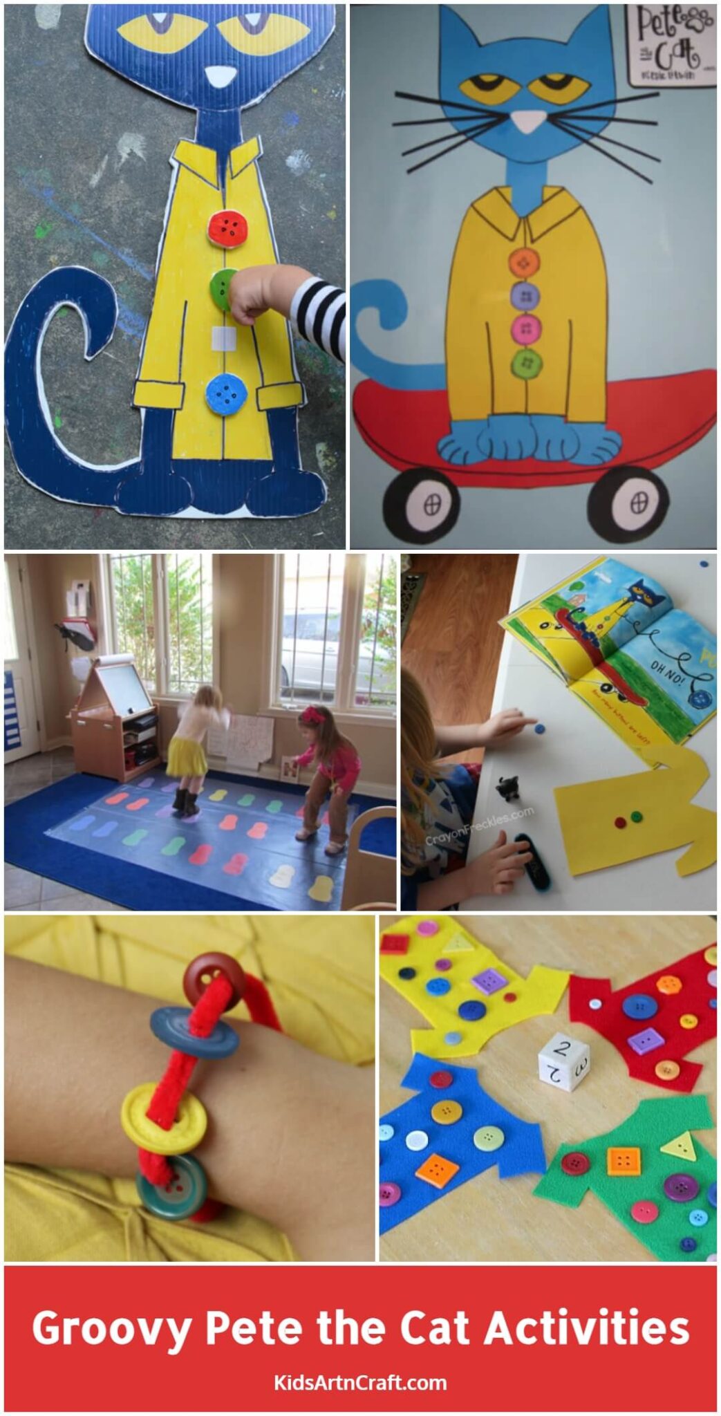 Groovy Pete the Cat Activities Your Students Will Love - Kids Art & Craft