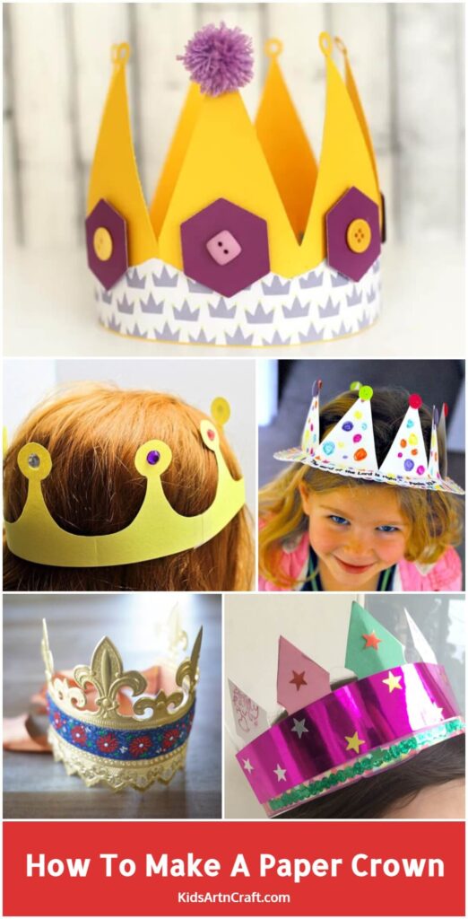 How To Make A Paper Crown – Easy DIYs for Kids - Kids Art & Craft