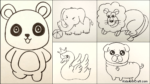 Simple Animal Drawing Ideas for Kids - Kids Art & Craft