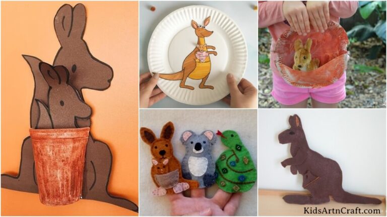 Kangaroo Crafts & Activities for Kids - Kids Art & Craft
