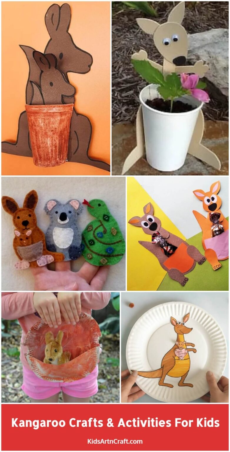 Kangaroo Crafts & Activities for Kids - Kids Art & Craft