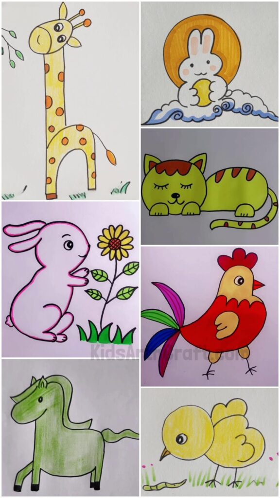 Kids Drawing: Show Some Love To Animals - Kids Art & Craft