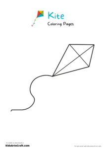 Kite Day Coloring Pages For Kids – Free Printables - Kids Art & Craft