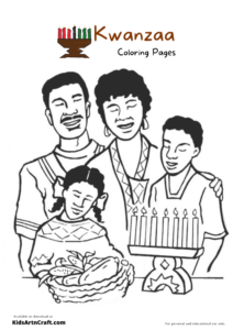 Kwanzaa Coloring Pages For Kids – Free Printables - Kids Art & Craft