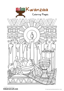 Kwanzaa Coloring Pages For Kids – Free Printables - Kids Art & Craft