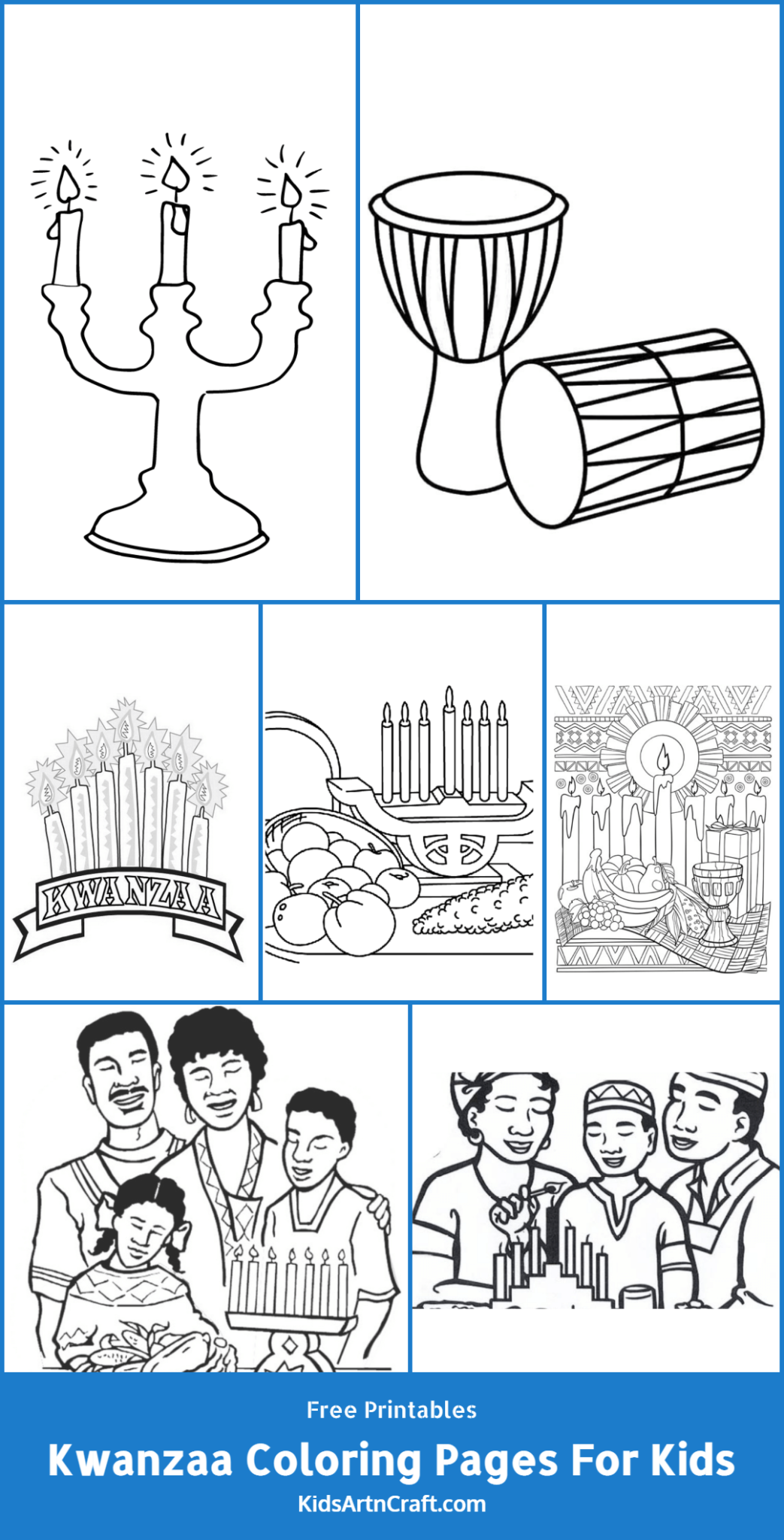 Kwanzaa Coloring Pages For Kids – Free Printables - Kids Art & Craft
