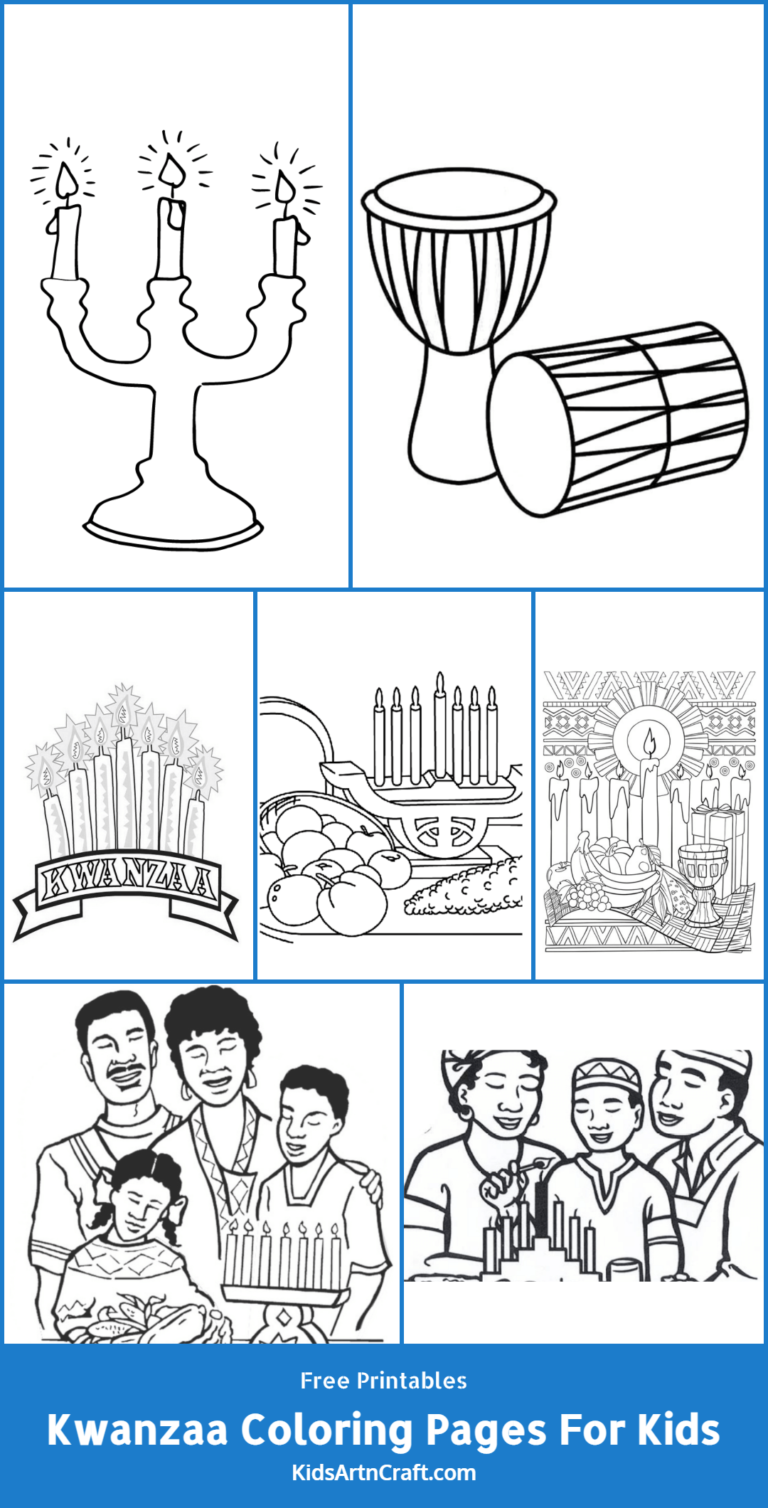 Kwanzaa Coloring Pages For Kids – Free Printables - Kids Art & Craft