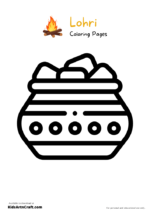 Lohri Coloring Pages For Kids – Free Printables - Kids Art & Craft