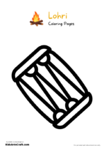 Lohri Coloring Pages For Kids – Free Printables - Kids Art & Craft