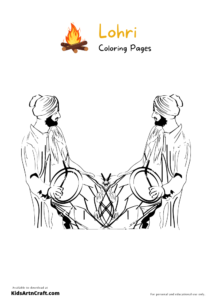 Lohri Coloring Pages For Kids – Free Printables - Kids Art & Craft
