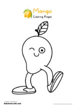 Mango Coloring Pages For Kids – Free Printables - Kids Art & Craft