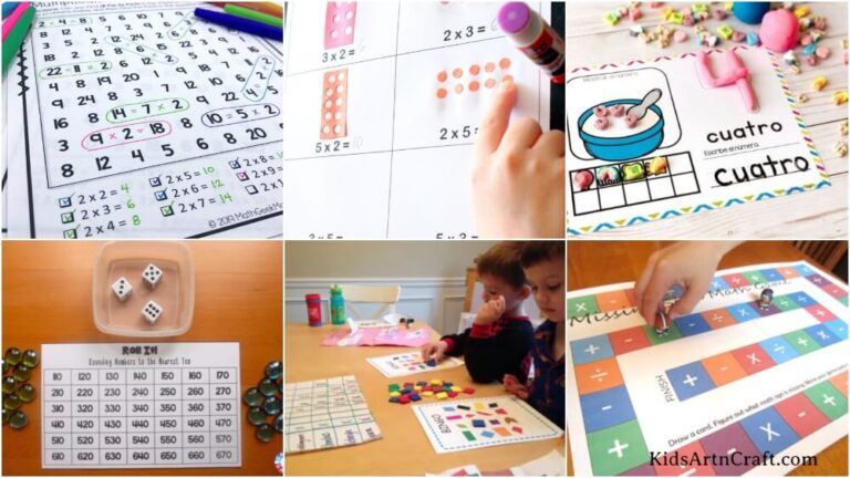 Math Games & Activities for Grade 3 - Kids Art & Craft