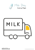 Milk Day Coloring Pages For Kids – Free Printables - Kids Art & Craft