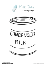 Milk Day Coloring Pages For Kids – Free Printables - Kids Art & Craft