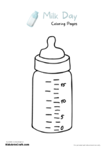 Milk Day Coloring Pages For Kids – Free Printables - Kids Art & Craft