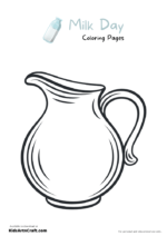 Milk Day Coloring Pages For Kids – Free Printables - Kids Art & Craft
