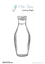 Milk Day Coloring Pages For Kids – Free Printables - Kids Art & Craft