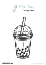 Milk Day Coloring Pages For Kids – Free Printables - Kids Art & Craft