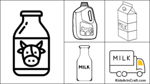 Milk Day Coloring Pages For Kids – Free Printables - Kids Art & Craft
