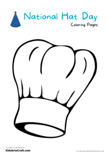 National Hat Day Coloring Pages For Kids – Free Printables - Kids Art ...
