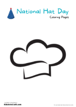 National Hat Day Coloring Pages For Kids – Free Printables - Kids Art ...