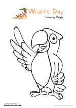 National Wildlife Day Coloring Pages For Kids – Free Printables - Kids ...
