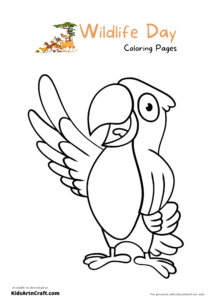 National Wildlife Day Coloring Pages For Kids – Free Printables - Kids ...