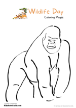 National Wildlife Day Coloring Pages For Kids – Free Printables - Kids ...