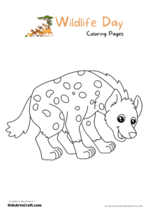 National Wildlife Day Coloring Pages For Kids – Free Printables - Kids ...